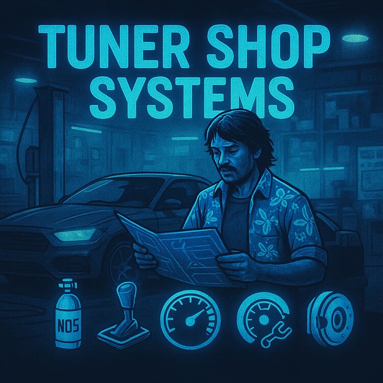 Tuner Shop Systems [ESX, QB, QBOX] - FiveM Releases - Cfx.re Community