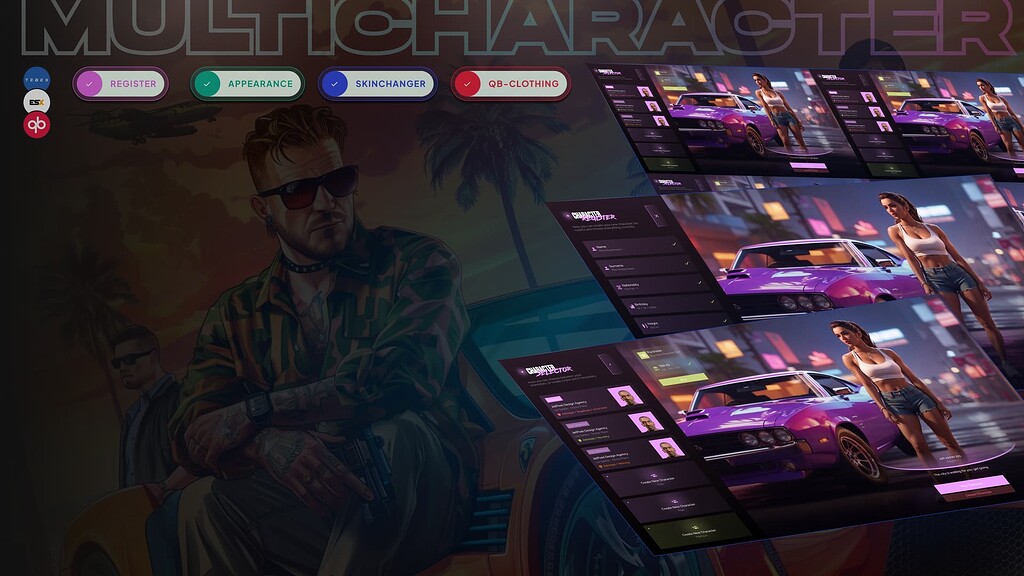 Multicharacters + Regıster [ESX/QBCORE] - Page 2 - FiveM Releases - Cfx.re Community