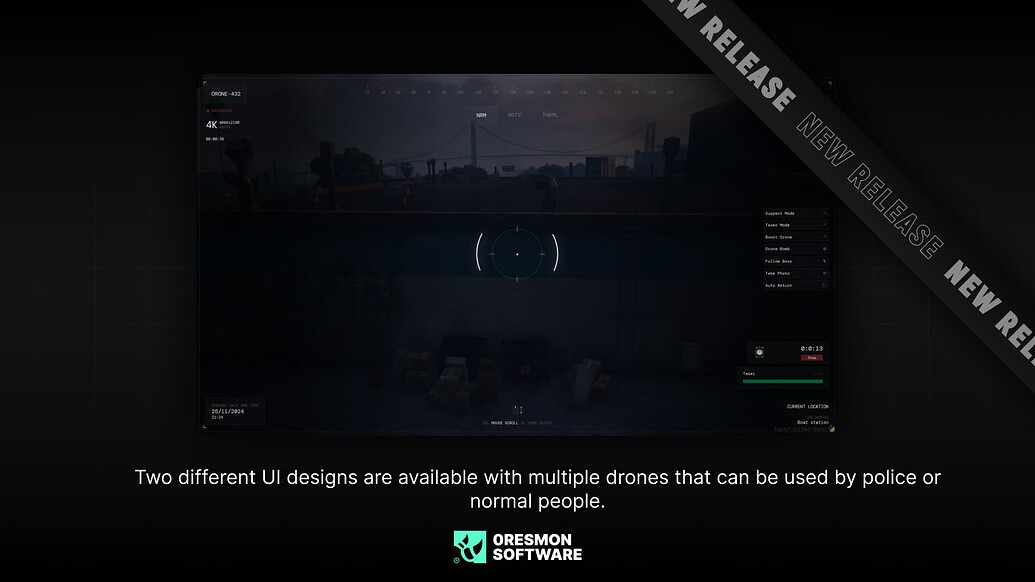 Advanced Drone Script - Follow - Hacking - Face Scan - Taser - FiveM ...