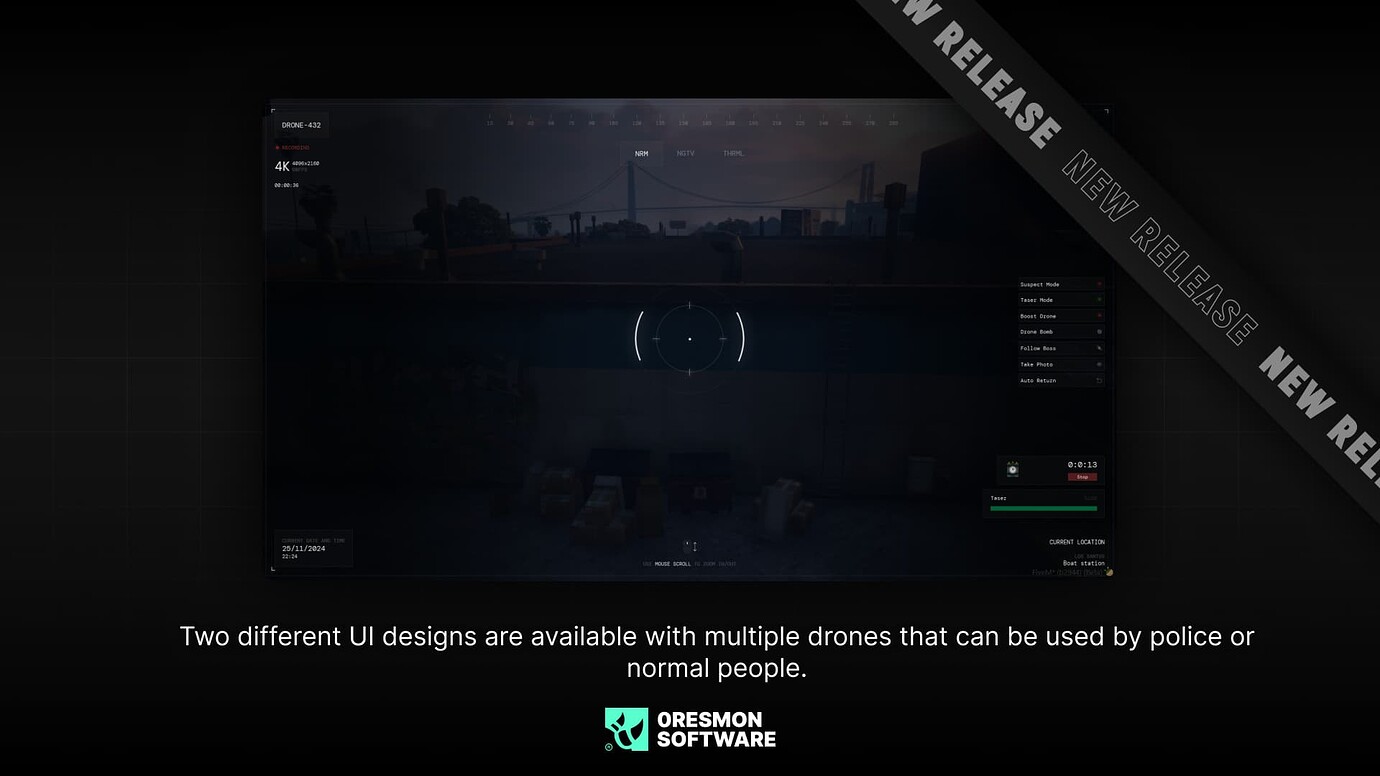 Advanced Drone Script - Follow - Hacking - Face Scan - Taser - FiveM ...