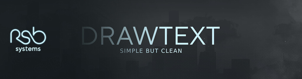 [STANDALONE] _drawText | An Simple but Clean drawText - FiveM Releases - Cfx.re Community