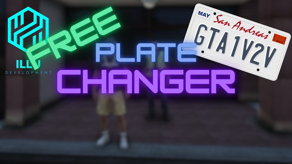 [FREE] [ESX] Plate Changer - FiveM Releases - Cfx.re Community