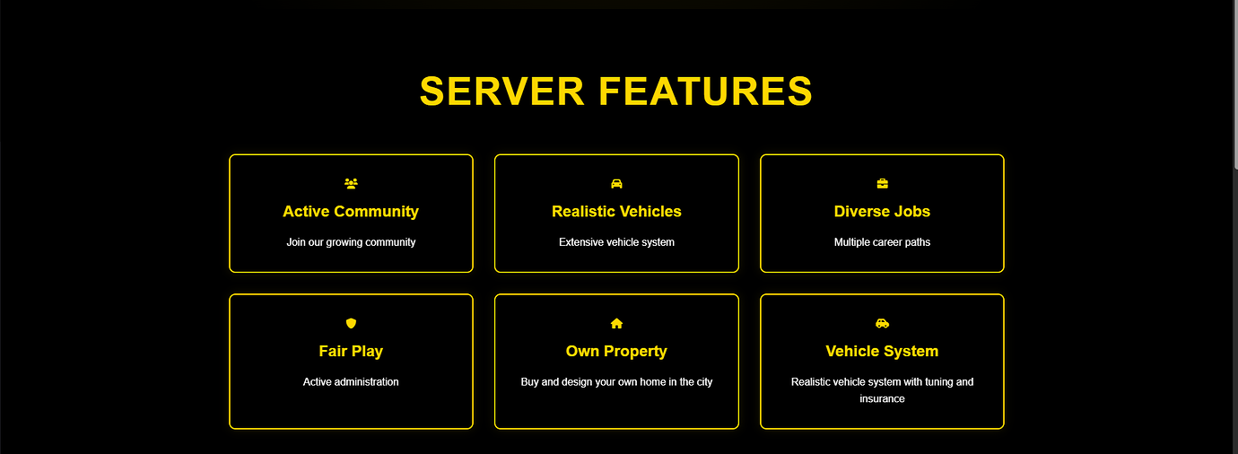 SirRezi_Website – Modern Server Website Template for FiveM v2 [Free ...