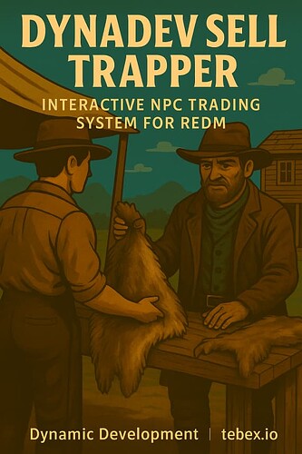 DynaDev Sell Trapper System - RedM Releases - Cfx.re Community