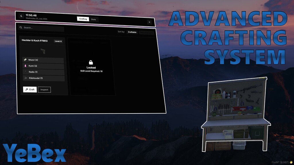 [STANDALONE] Advanced Crafting System - FiveM Releases - Cfx.re Community