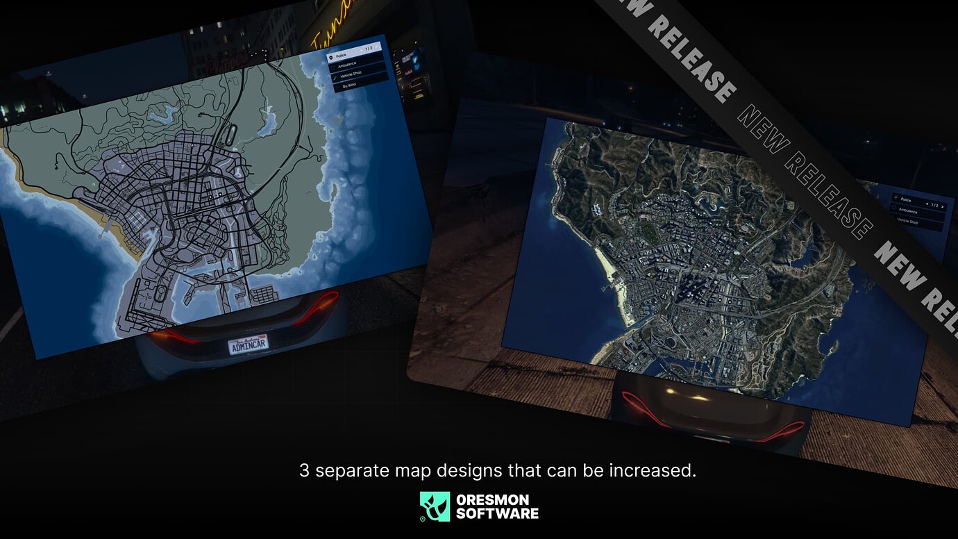 Advanced Map Ui Script - Custom images , Areas , Text Blips - FiveM ...