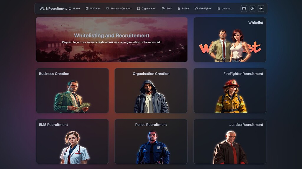 [FRVGS] RP Panel - Whitelist & Recruitment - FiveM Releases - Cfx.re ...