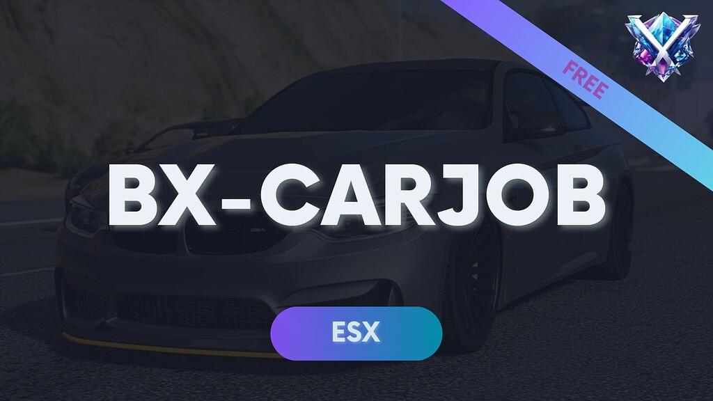 [esx] [free] Bx Carjob 🚗 Fivem Releases Cfx Re Community