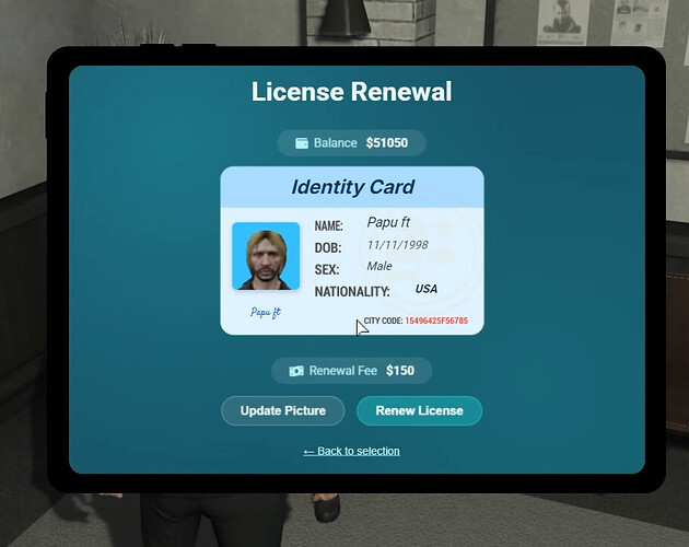 [Release] [ESX / QB / OX] ID Cards Script, Job Licenses & In Build MDT ...
