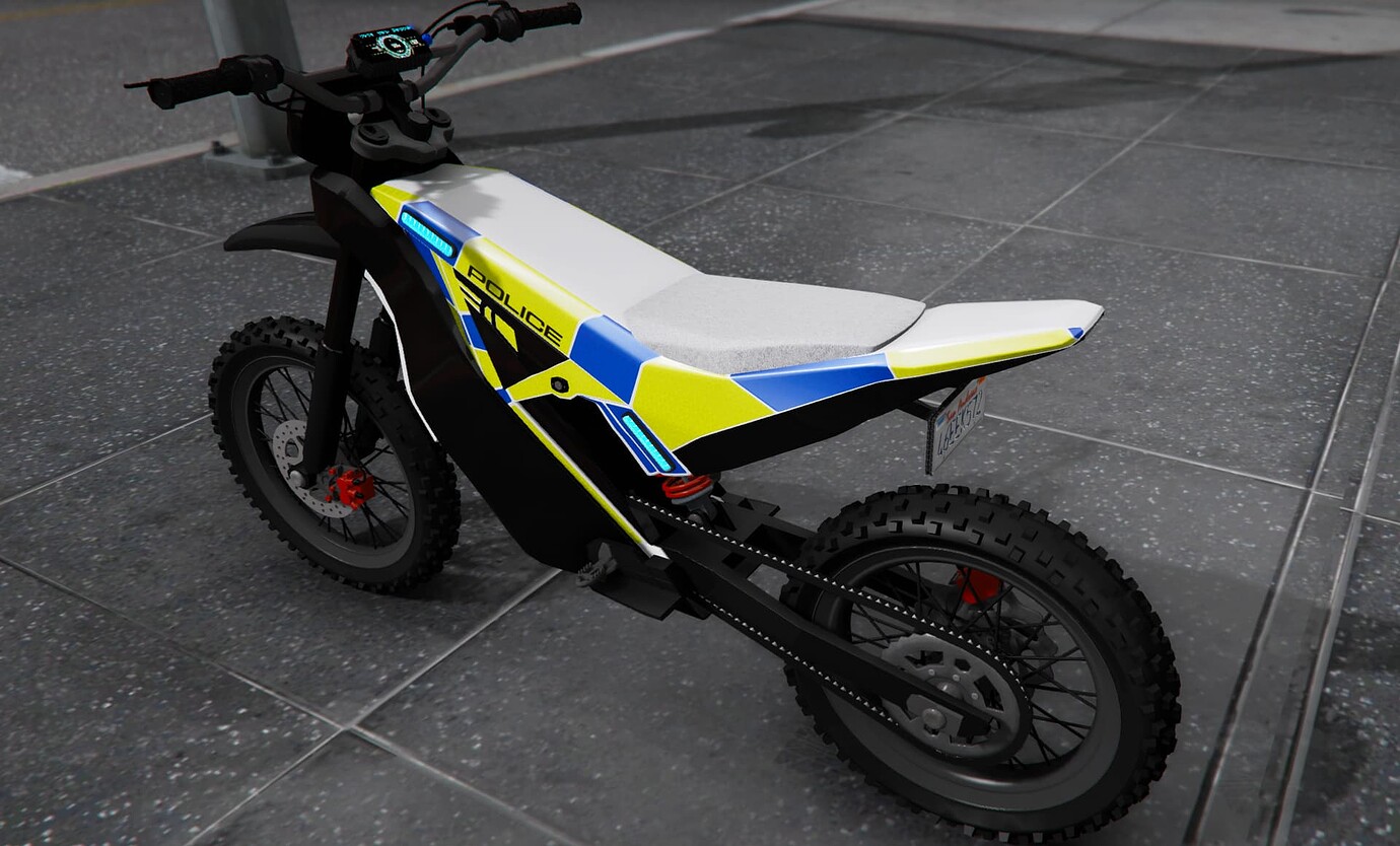 CC Electric Police Bike - UK - FiveM Releases - Cfx.re Community
