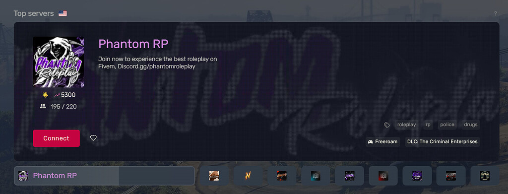 How to change Top servers location - FiveM Client Support - Cfx.re ...