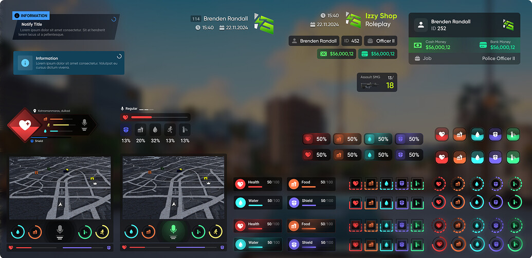 Advanced HUD V6 [ESX-QB-QBOX] - FiveM Releases - Cfx.re Community