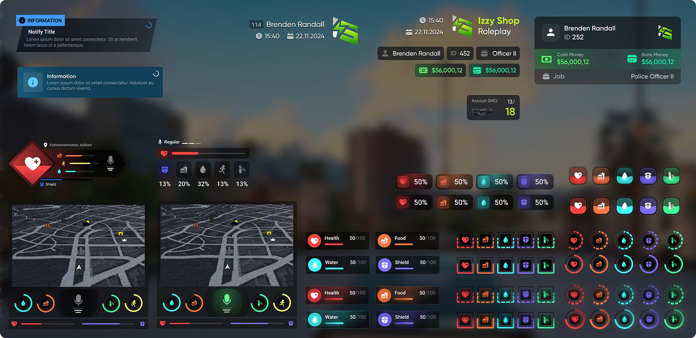 Advanced HUD V6 [ESX-QB-QBOX] - FiveM Releases - Cfx.re Community