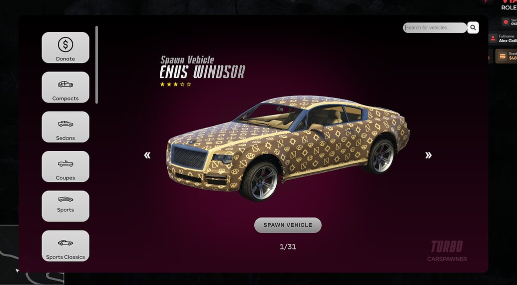 [PAID][QBCore]Premium Car Spawner Menu - FiveM Releases - Cfx.re Community