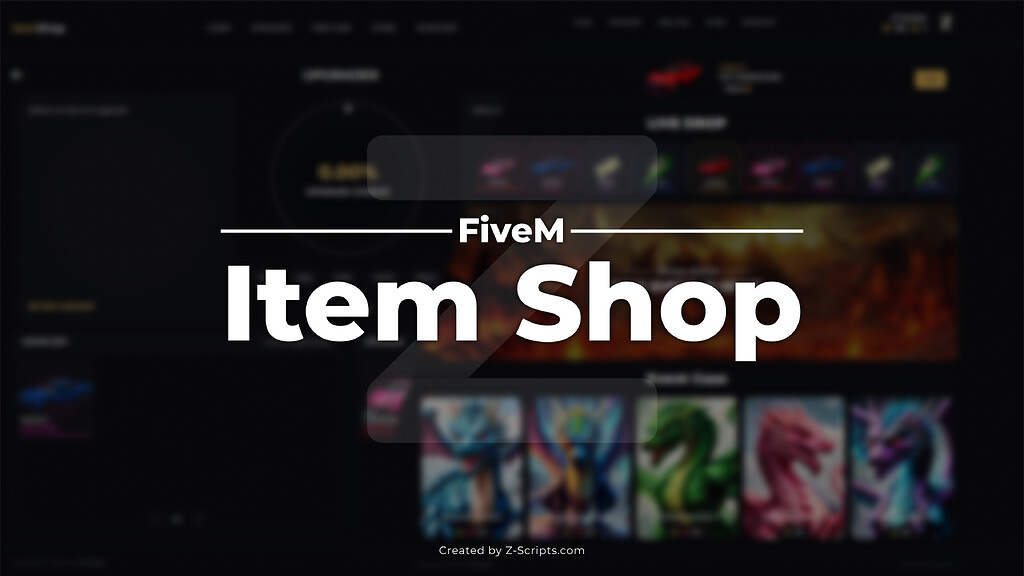 [PAID] [All Framework] Z-Scripts FiveM Item Shop - Releases - Cfx.re ...