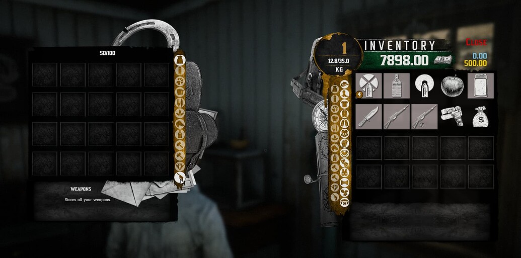 KR_ui Inventory for VORP - RedM Releases - Cfx.re Community