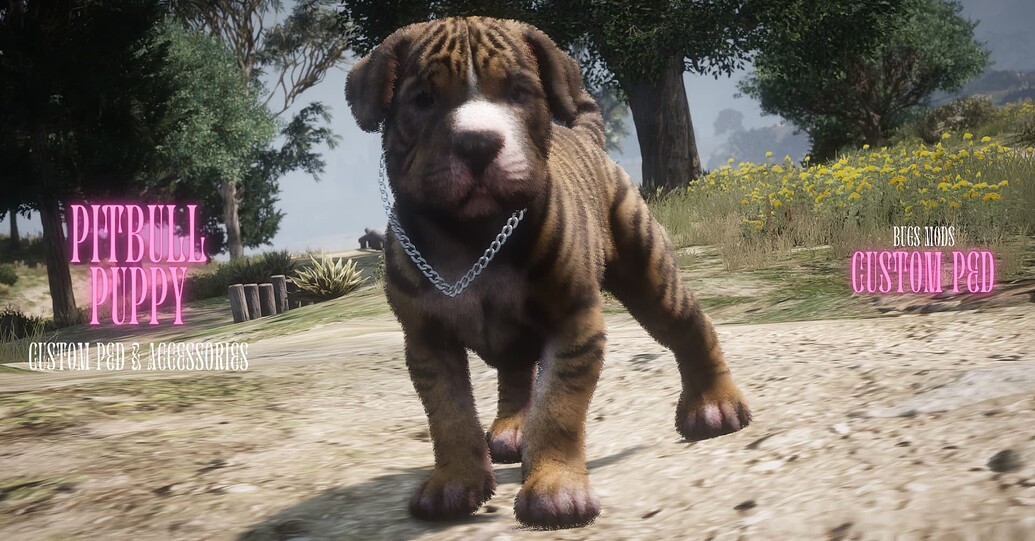 Pitbull Puppy Custom Ped - FiveM Releases - Cfx.re Community
