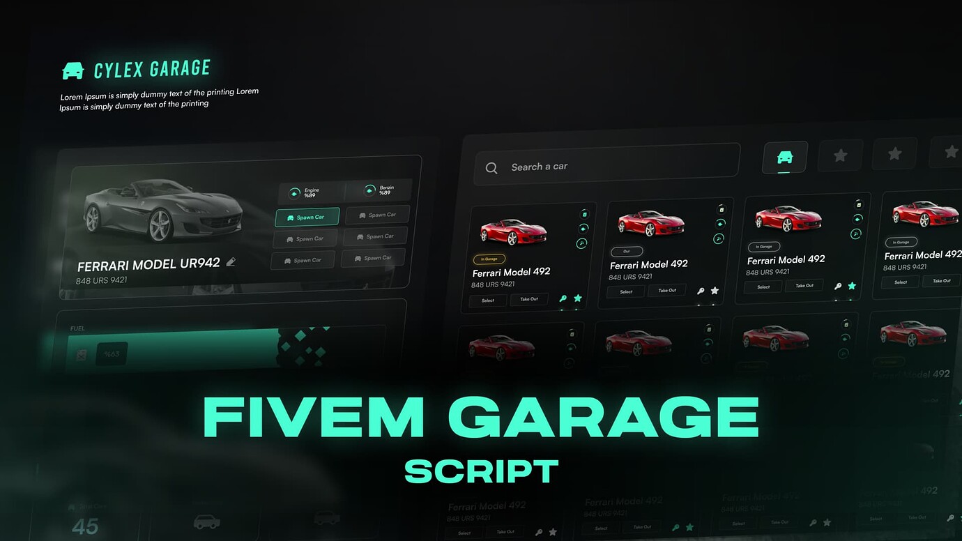 [PAID] [QB/ESX] Cylex MODERN Garage SCRIPT - FiveM Releases - Cfx.re ...