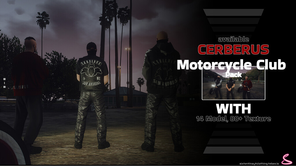 Cerberus Motorcycle Club Outfit Pack [OpenSource][35%off] - FiveM ...
