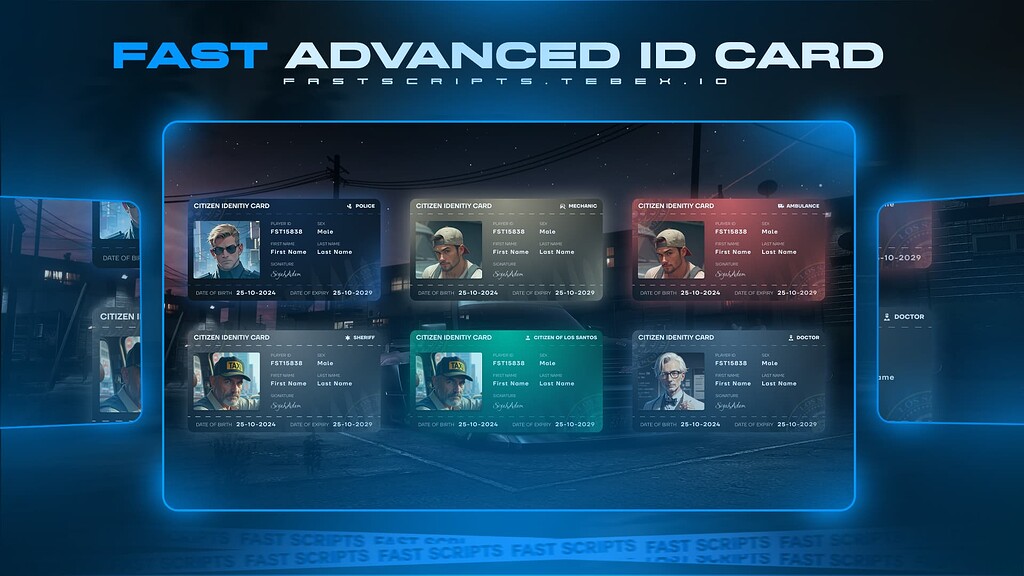 Fast Scripts Advanced ID Card and Fake ID Card System [ESX / QBox ...