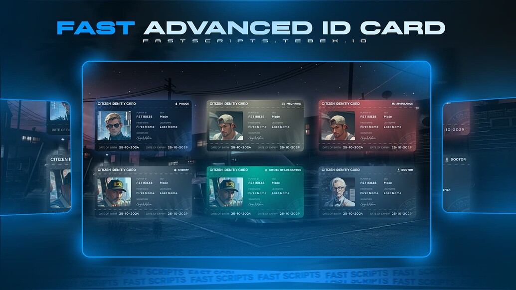 Fast Scripts Advanced ID Card and Fake ID Card System [ESX / QBox ...