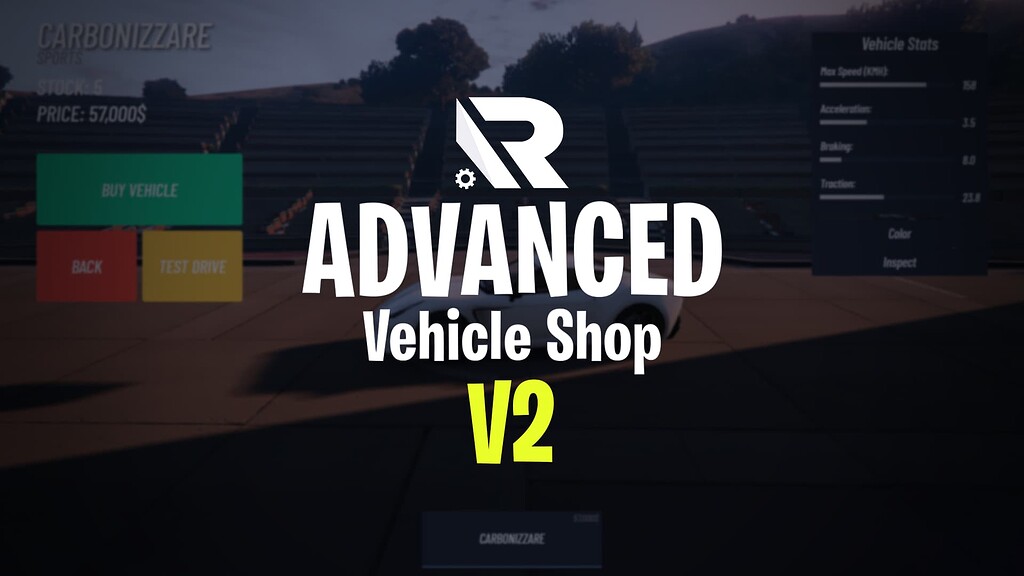 [PAID] Advanced Vehicle Shop V2 - FiveM Releases - Cfx.re Community