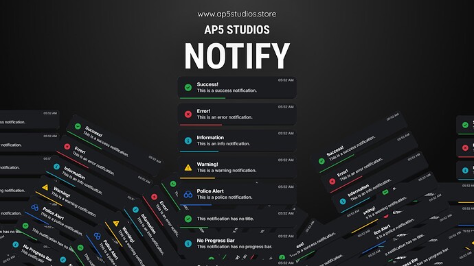 [STANDALONE] Notify Script - FiveM Releases - Cfx.re Community