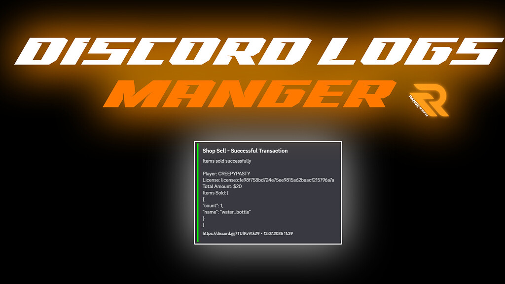 Range | Discord logs manager - FiveM Releases - Cfx.re Community