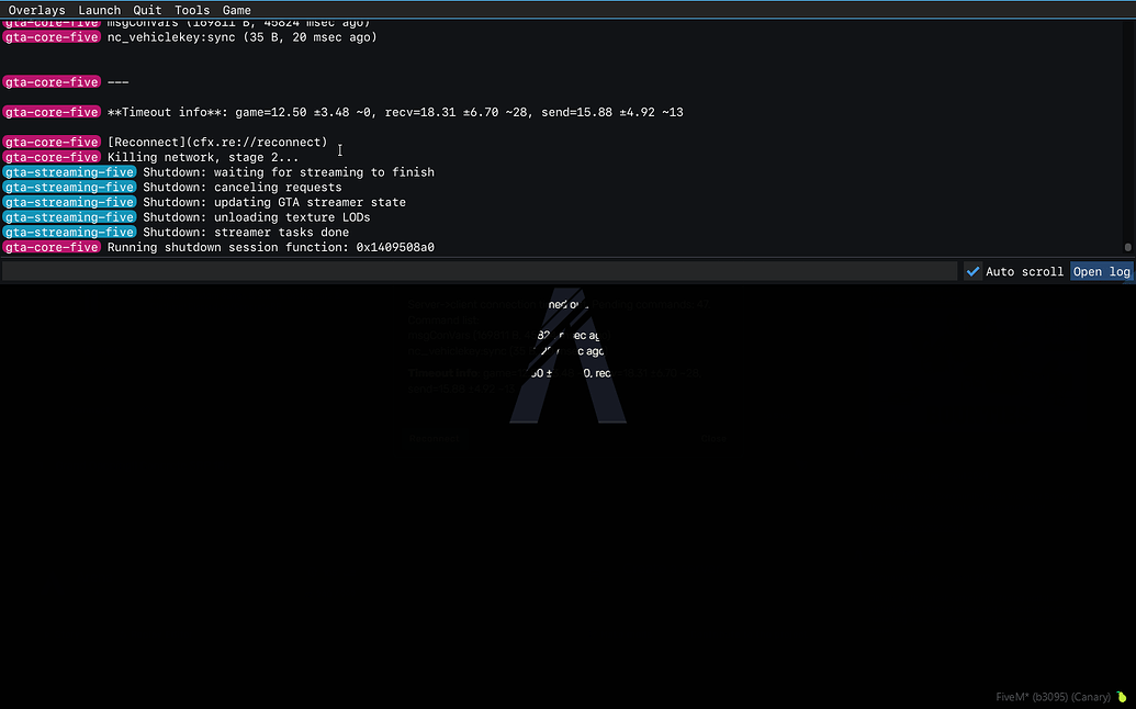 Connection Timeout - FiveM Client Support - Cfx.re Community
