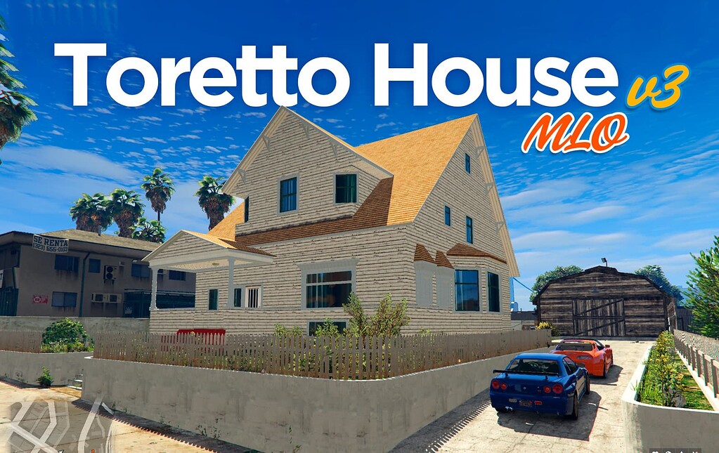 Toretto House V3 MLO + Interior garage [PAID] - FiveM Releases - Cfx.re Community