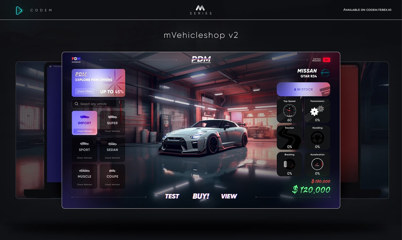 CodeM mVehicleshop v2 With Boss And Admin Menu - FiveM Releases - Cfx ...