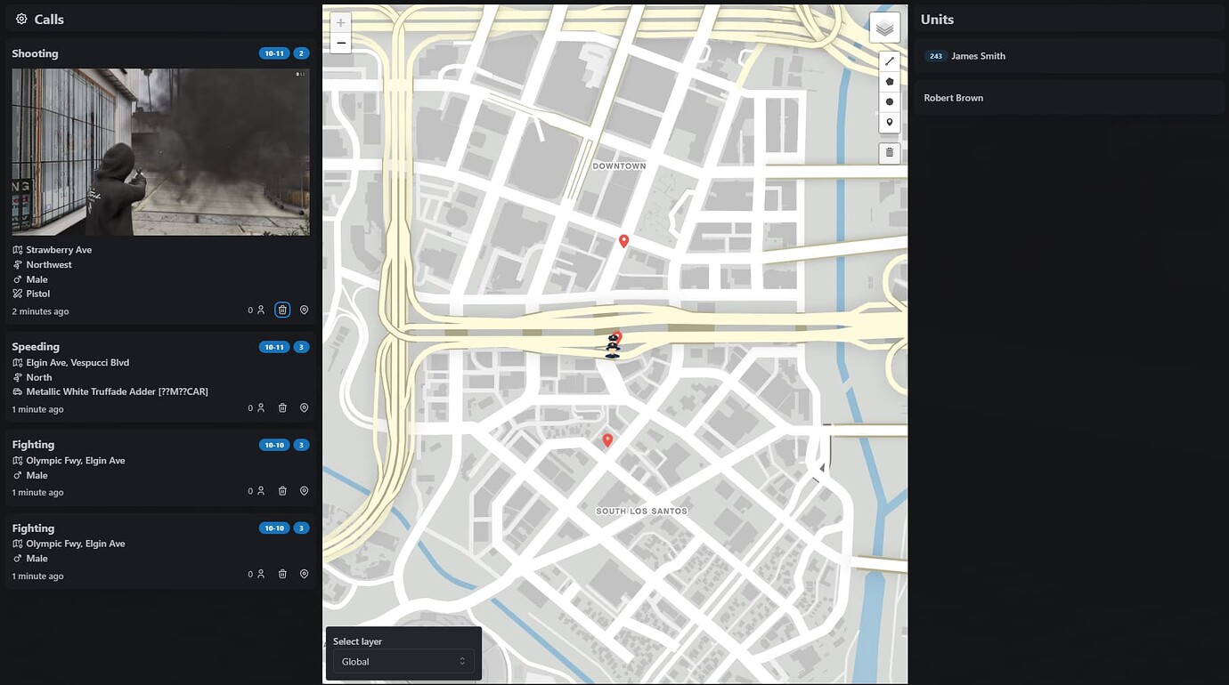 Dispatch System (Police, EMS, etc) - tk_dispatch - FiveM Search