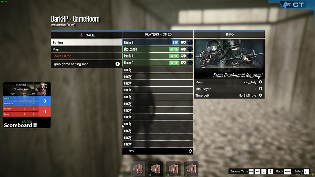 [H@mer][GameRoom] Team Deathmatch (CS:O Style) - FiveM Releases - Cfx ...