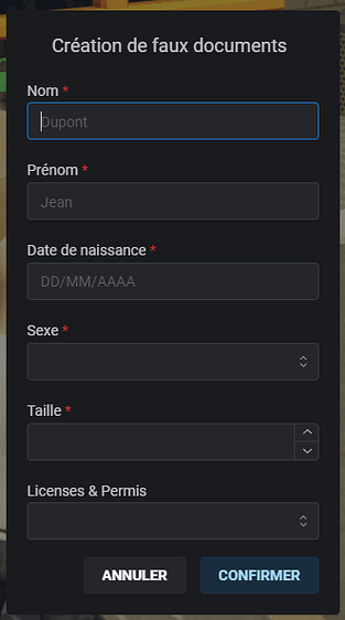 [PAID] [ESX] Identity documents script - FiveM Releases - Cfx.re Community