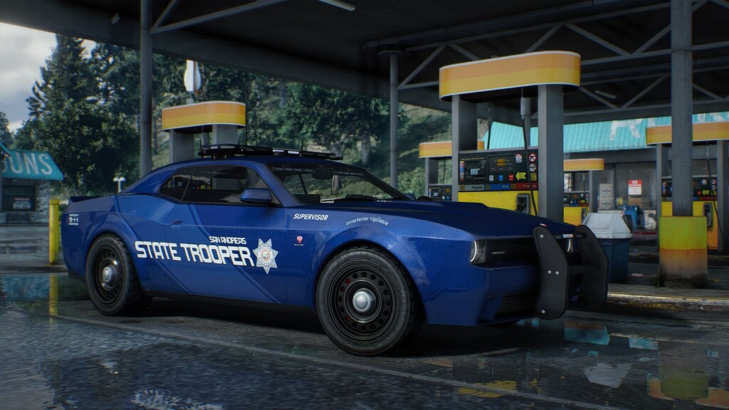 Lore-Friendly New Series Police Gauntlet Hellfire Interceptor - FiveM Releases - Cfx.re Community