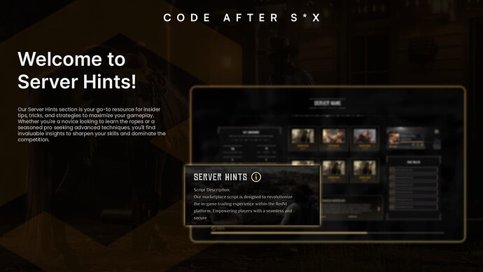 Code After S*x | Loading Screen RedM [Updated] - RedM Releases - Cfx.re ...