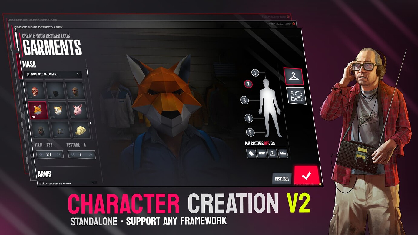 [V2] Standalone Clothing Menu With Clothes Preview System - FiveM ...