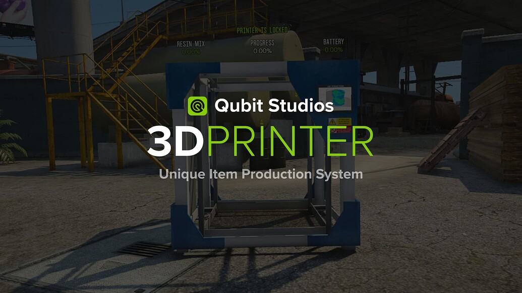 [ESX/QB] 🛠️ Qubit's 3D Printer | Item Crafting - FiveM Releases - Cfx ...
