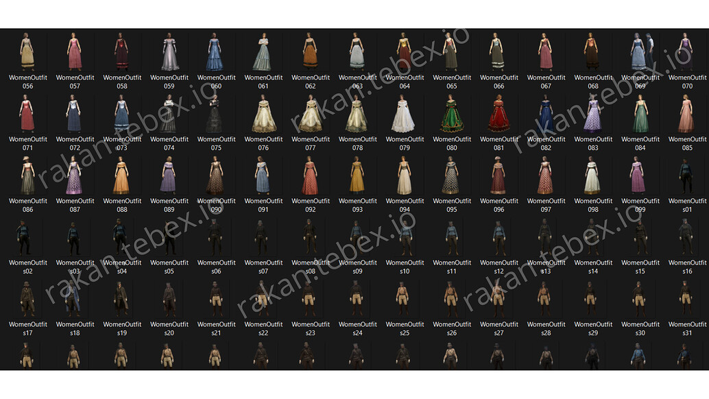 Outfit Pack - Dresses images - RedM Releases - Cfx.re Community