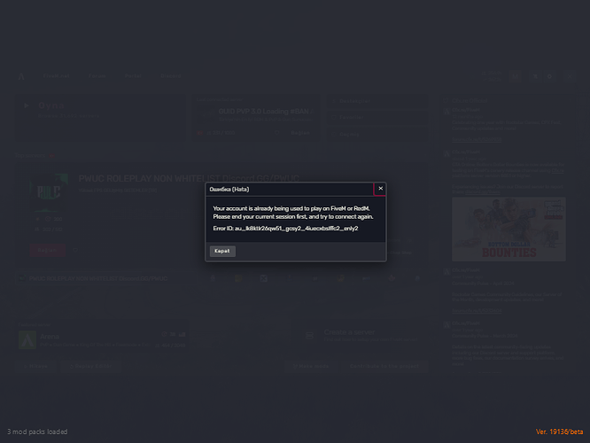 Error - FiveM Client Support - Cfx.re Community
