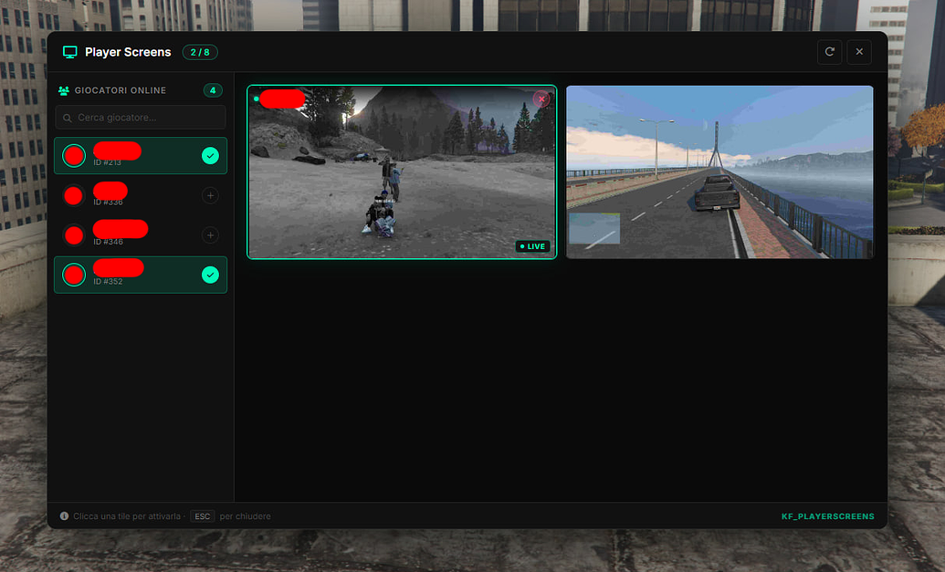 [STANDALONE] Player Screen Monitor Admin - FiveM Releases - Cfx.re ...