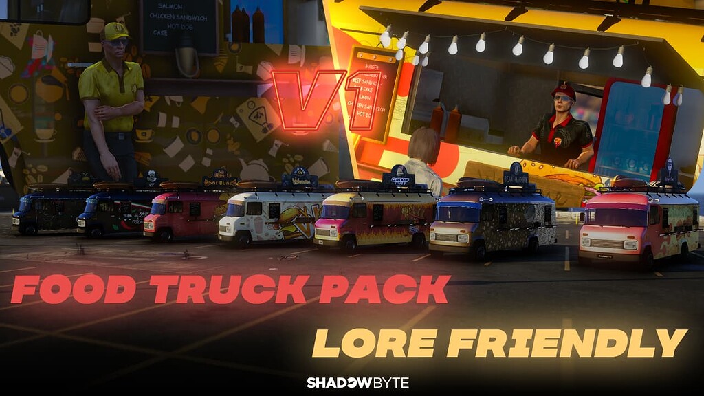 Shadow Byte Food Truck Pack - FiveM Releases - Cfx.re Community