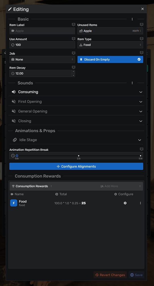 [ESX, QB] Zyke’s Advanced Consumables (Realistic Needs, UI, Sounds ...
