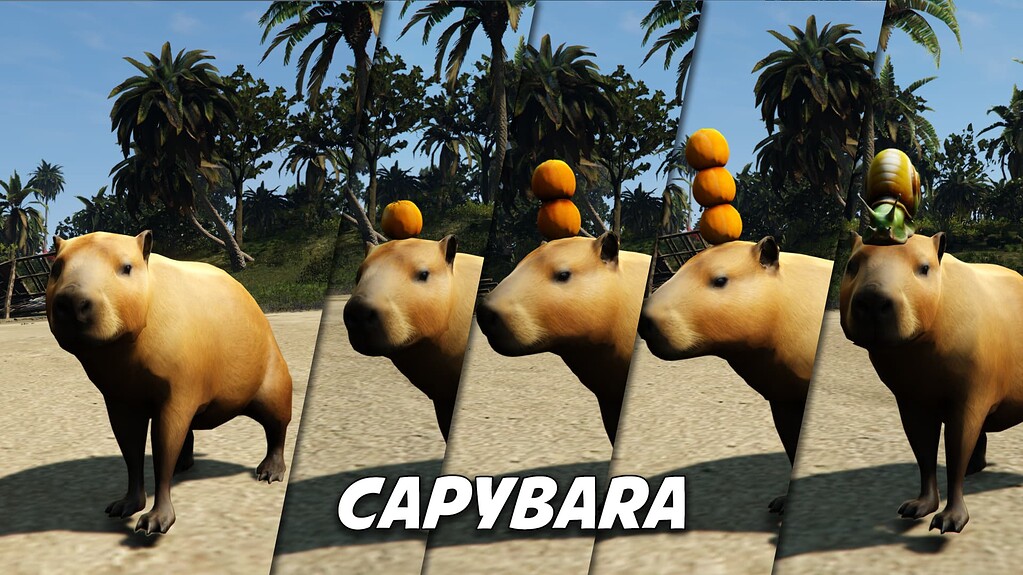 Capybara - Addon Animal Ped - FiveM Releases - Cfx.re Community