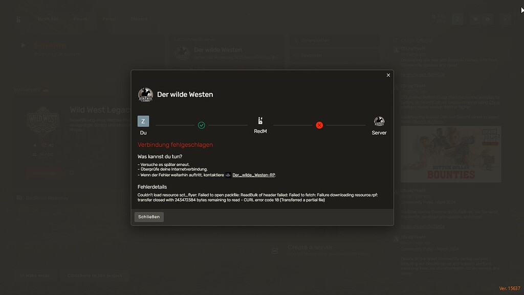 My girlfrend get this error - RedM Client Support - Cfx.re Community