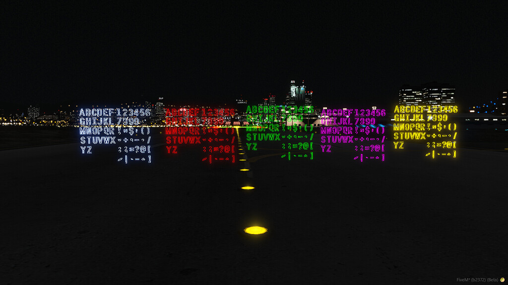 [PROPS] [PAID - 1.5€] Neon alphabet - FiveM Releases - Cfx.re Community