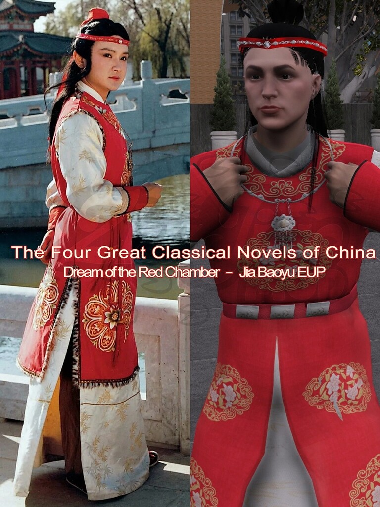 Dream of the Red Chamber Jia Baoyu Clothing Pack - FiveM Releases - Cfx ...