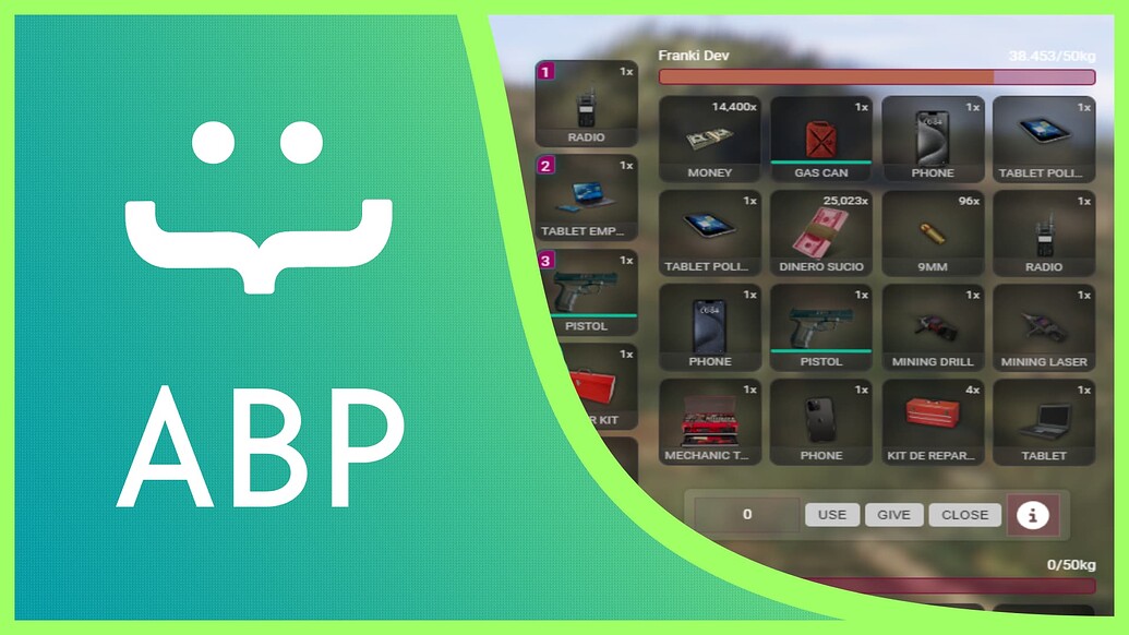 [FREE] ABP OX Inventory redesign - FiveM Releases - Cfx.re Community