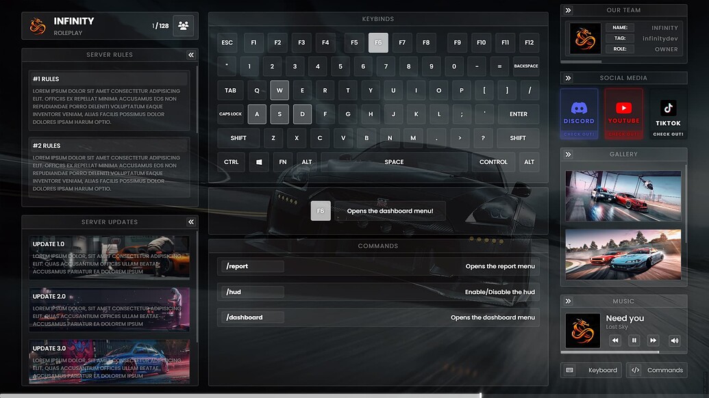 [ESX] [QBCORE] Infinity - Advanced Loading Screen - FiveM Releases - Cfx.re Community