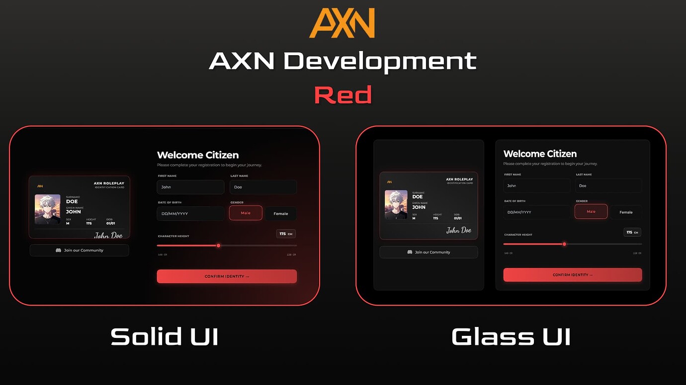 [PAID] AXN Development AXN Identity ESX - FiveM Releases - Cfx.re Community